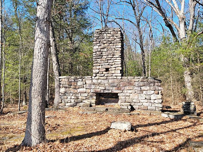 The remnants of Paradise Furnace stand as stone witnesses to Pennsylvania's iron-making history. Industrial archaeology never looked so picturesque.