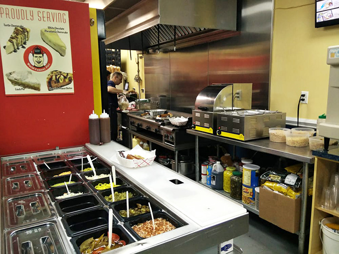 The open kitchen isn't just for show&mdash;it's dinner and a performance where hot dogs are the headlining act and toppings are the supporting cast.