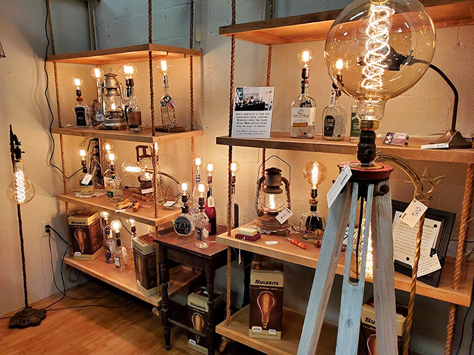 Edison bulb paradise! These handcrafted lights transform ordinary bottles into extraordinary fixtures that whisper, "Your current lamps are boring."
