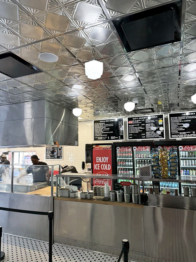 Where the magic happens &ndash; skilled hands working the grill with the precision of surgeons and the timing of orchestra conductors.