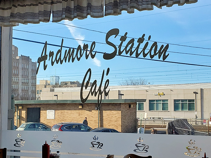 A window view that reminds you you're in a real place with real people. No tourist traps, just genuine local flavor.