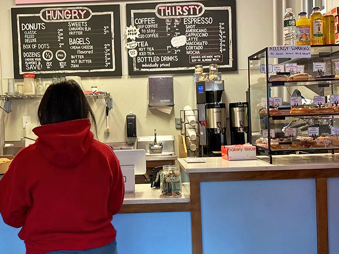 Decisions, decisions. The menu board looms like a choose-your-own-adventure book where every ending is deliciously satisfying.