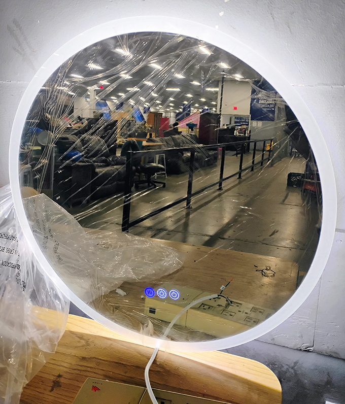 Mirror, mirror on the wall, who found the best bargain of all? This LED vanity mirror brings Hollywood glamour to your morning routine.