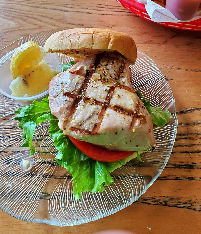 A perfectly grilled sandwich that proves even simple preparations can achieve greatness with quality ingredients and proper technique.