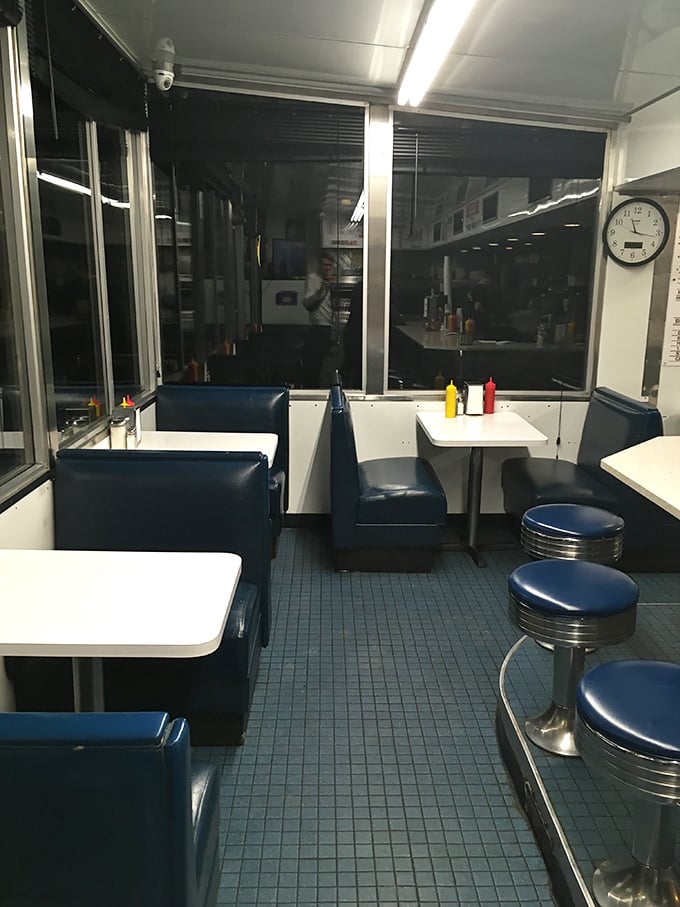 Late night at Hayes feels like stepping into an Edward Hopper painting, where the fluorescent lights create an oasis in the darkness.