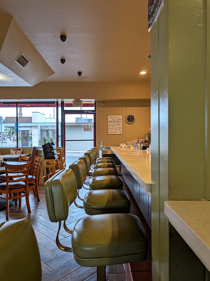 The counter seats&mdash;where solo diners become regulars, servers become therapists, and you can watch short-order magic happen in real time.