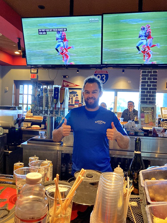 Behind every great sports bar is passionate staff who treat you like a regular, even if it's your first visit. Two thumbs up indeed!