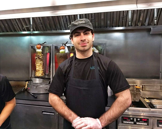 Behind every great gyro stands a team with the focus of Olympic athletes and the skill of Greek grandmothers&mdash;minus the cheek pinching.