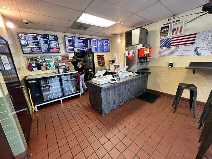 Where the magic happens. The ordering counter might be simple, but it's the gateway to flavor country&mdash;just point and prepare for happiness.