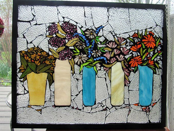 Stained glass artwork that filters light and imagination equally, transforming ordinary windows into extraordinary statements.