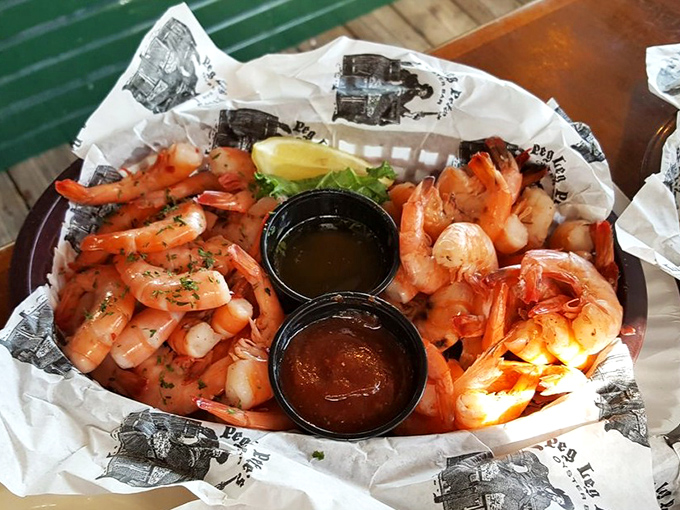 Steamed shrimp so perfectly seasoned, they make you question why you'd ever eat anything else&mdash;especially with those two magical dipping sauces.