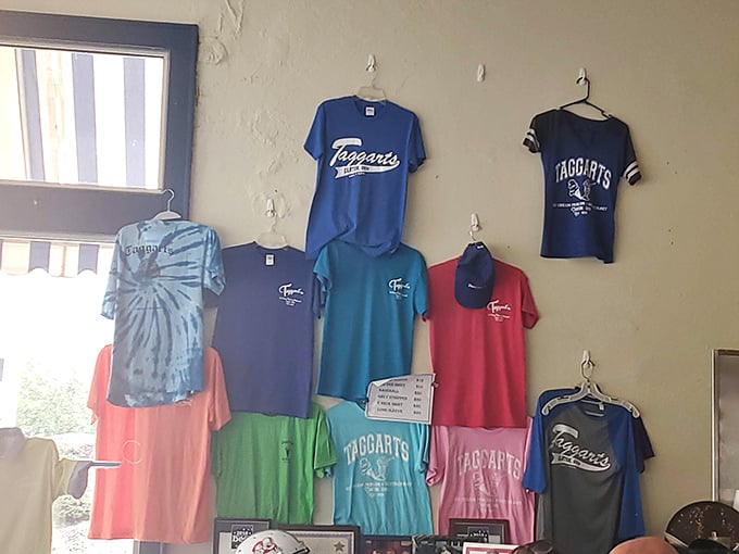 The ultimate souvenir &ndash; a Taggarts t-shirt that tells the world, "Yes, I've experienced ice cream nirvana, and I have the cotton to prove it."