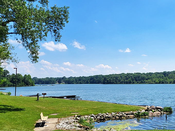Blue skies and calm waters create the perfect backdrop for your next great outdoor adventure.