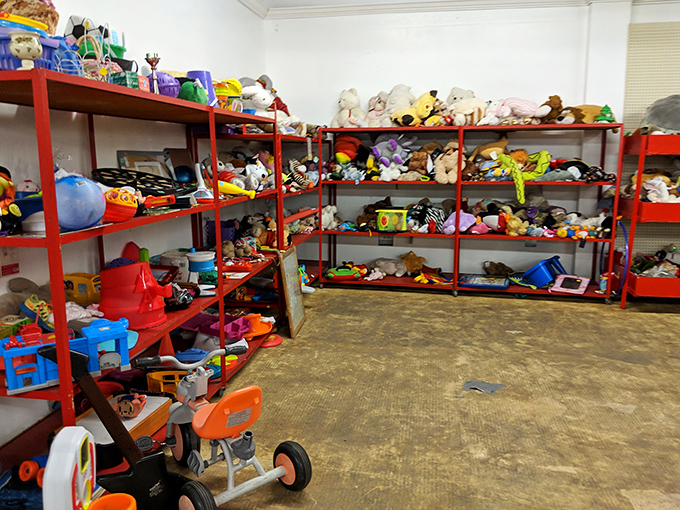 Toy story in real life! This wonderland of gently-loved playthings proves that imagination doesn't require batteries or a hefty price tag.