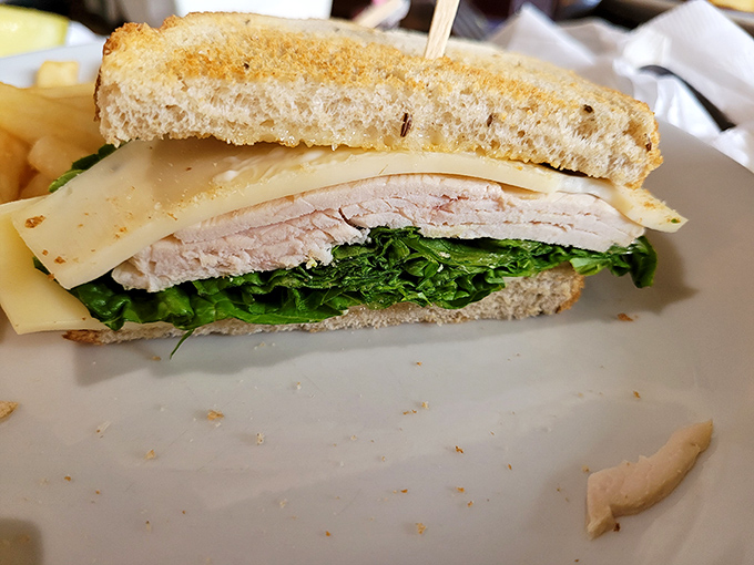 Sometimes a turkey sandwich is just a turkey sandwich, but when it's this fresh and straightforward, that's exactly what you want. Simplicity, perfected.