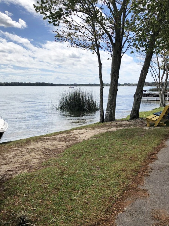 Lake Dora provides a serene backdrop just steps away—nature's perfect digestif after a satisfying meal.