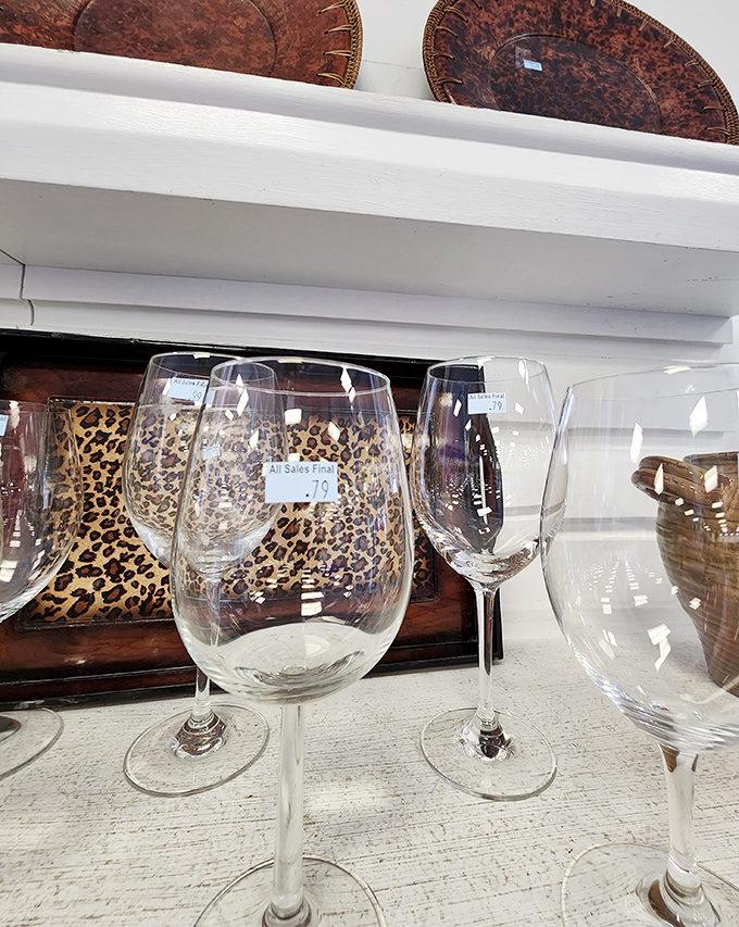 Toast your thrifting success with these elegant stemware finds. Perfect for your next dinner party, without the crystal-shop price tag.