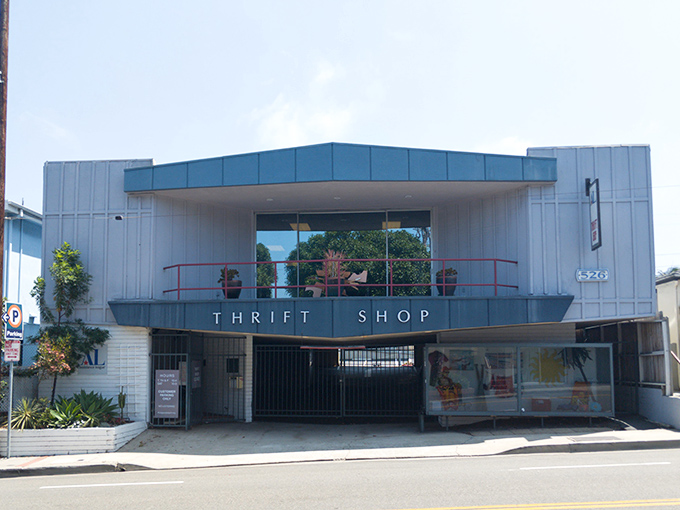 Afternoon light plays across the vintage facade. This isn't just a thrift shop&mdash;it's a community landmark with stories in every corner.