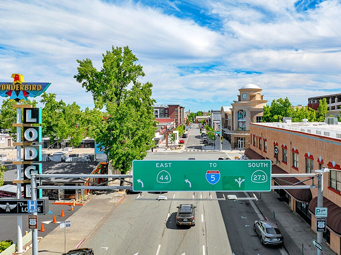 Highway signs point toward adventure while your budget points toward smart retirement living in affordable Redding.
