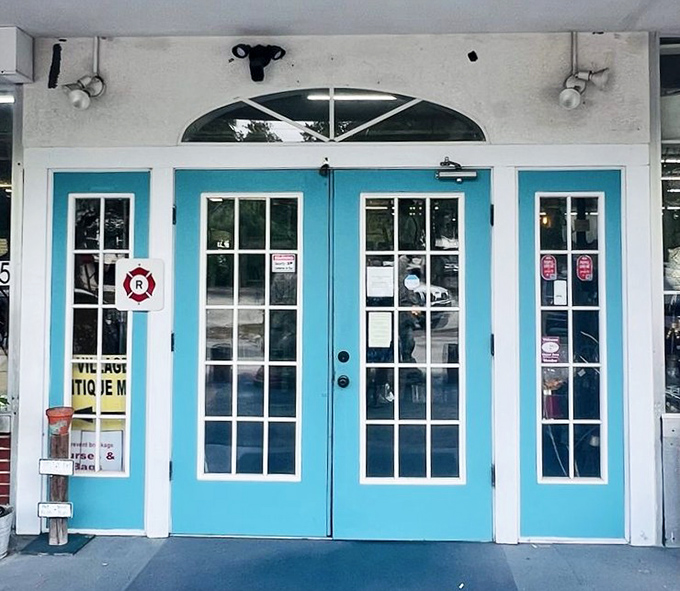 Those turquoise doors aren't just an entrance&mdash;they're a portal to decades past, where everything old becomes new again through fresh eyes.