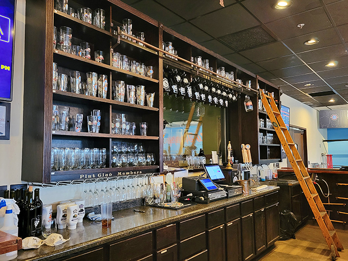 Wait, is that a bar? Even the most dedicated antiquers need refreshment&mdash;this adjacent watering hole offers liquid courage for big purchases.