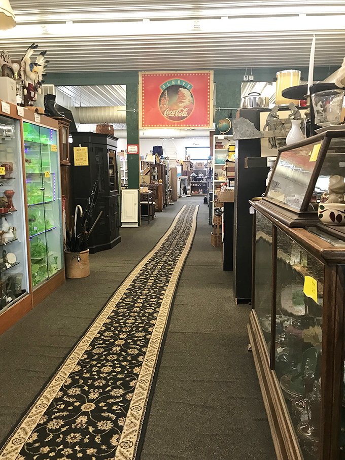 Walking these aisles feels like exploring your eccentric uncle's attic&mdash;if your uncle collected everything from crystal stemware to vintage signage.