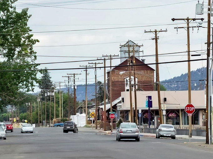 Downtown Alturas features historic buildings and wide streets where parking remains free – a concept now foreign to most Californians.