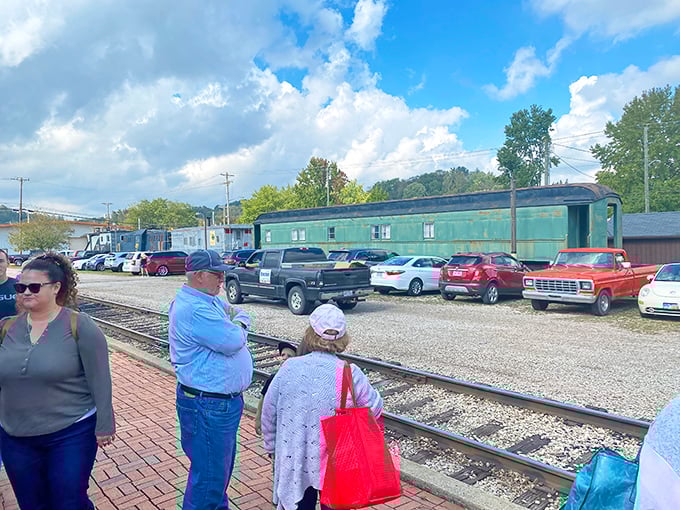Anticipation builds on the platform as passengers await departure, each person about to discover their own favorite moment on the journey ahead.