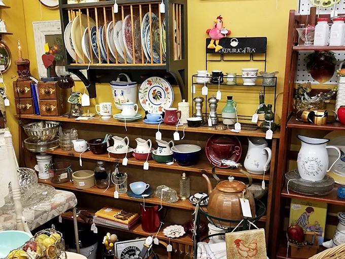 Kitchen treasures that remind us cooking wasn't always about instant pots and air fryers. That rooster sign has supervised many a family breakfast.