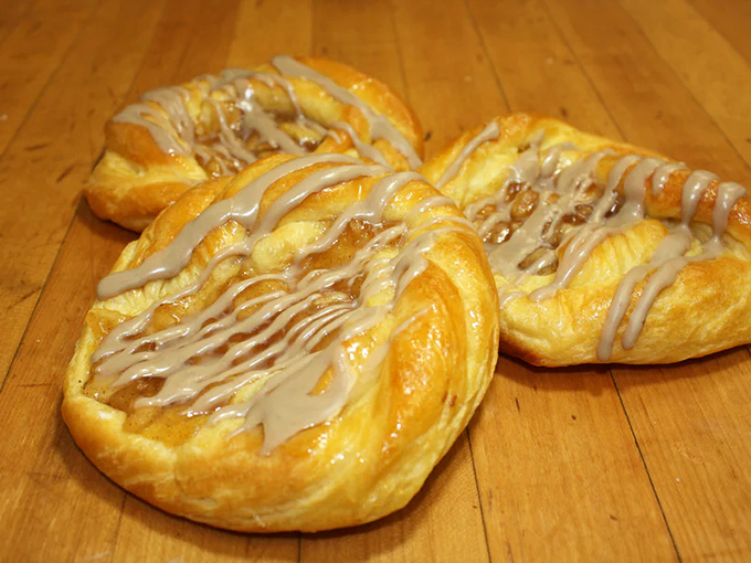 Danish pastries with delicate icing drizzle that make you wonder if you've been eating pastries wrong your entire life. The answer is yes.