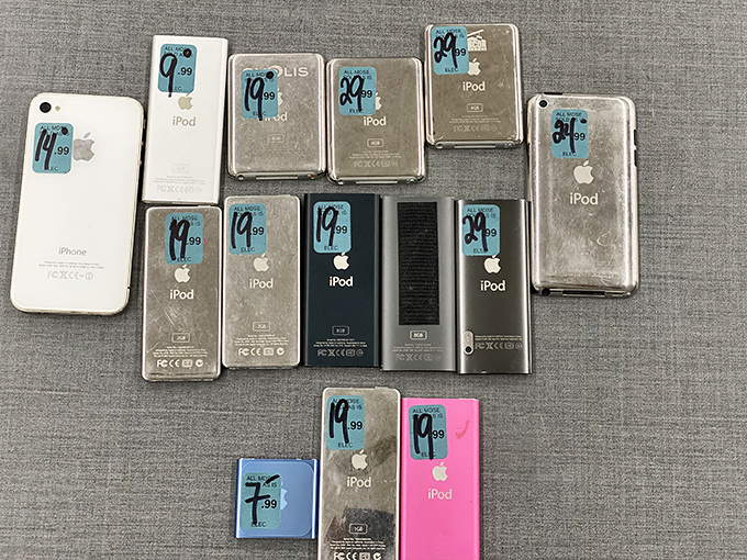 The Apple orchard of yesteryear, where iPods and iPhones of generations past find new life at prices Steve Jobs never imagined.