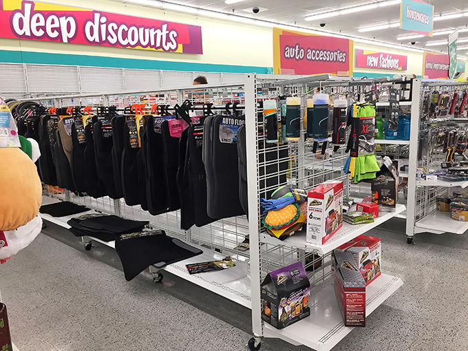 The "deep discounts" auto section offers car accessories that make you wonder if your vehicle deserves a little treat too.