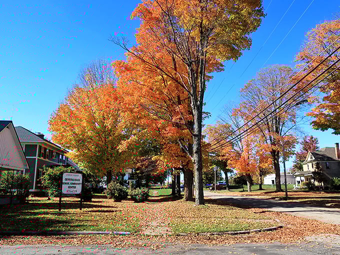 Fall foliage in Crystal Falls doesn't just change color&mdash;it puts on a spectacular show that makes leaf-peepers wonder why they'd go anywhere else.