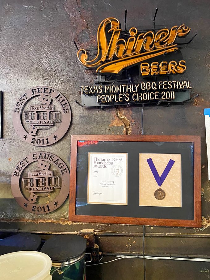 Awards that tell the tale &ndash; from Texas Monthly to James Beard. When your barbecue earns medals, you know you're not just eating lunch, you're experiencing history. 