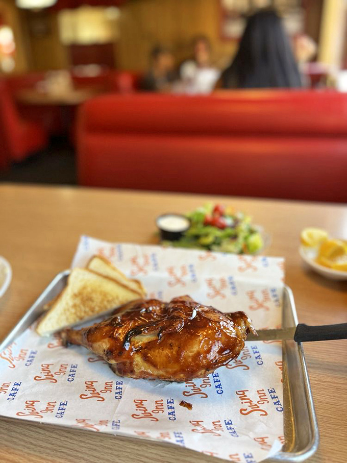 This isn't just barbecue chicken &ndash; it's a glistening, sauce-lacquered masterpiece that makes you wonder why you'd ever bother with any other protein again.