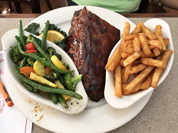 These ribs prove Ship's isn't just about seafood—they've mastered the art of land-based deliciousness too. Fall-off-the-bone perfection.