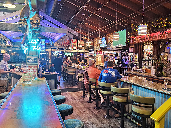 The bar where everybody might not know your name yet, but they'll treat you like they do after your first Blue Gator cocktail. 