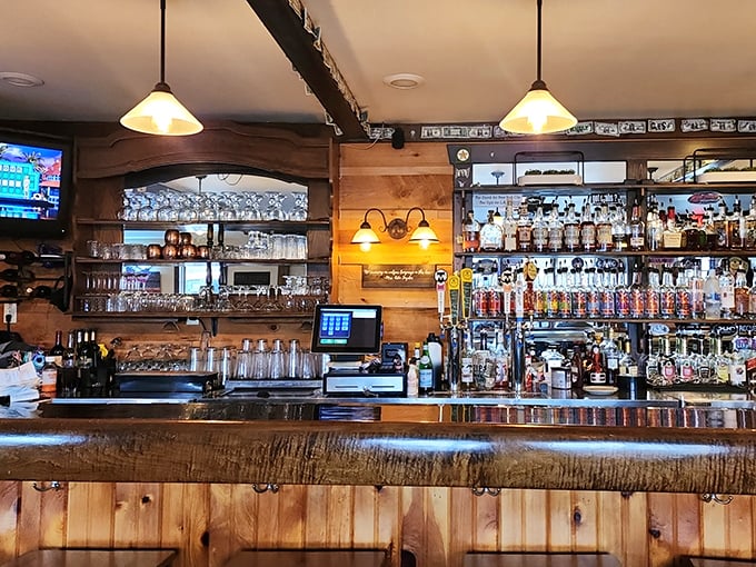 A well-stocked bar that promises whatever ails you, there's a remedy waiting in one of those gleaming bottles.