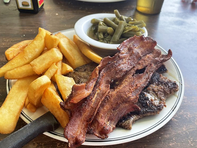Liver and onions with crispy bacon&mdash;a dish that separates casual diners from the true believers. Your grandfather was right about this one all along.
