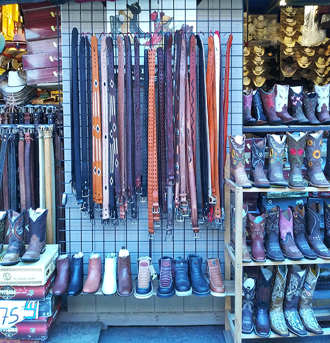 Western wear wonderland! These boots and belts weren't made just for walking&mdash;they're wearable Arizona heritage with modern flair.