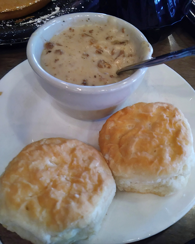 Biscuits and gravy: the breakfast equivalent of a warm hug from your favorite grandparent. Comfort food that speaks in a distinctly American accent. 