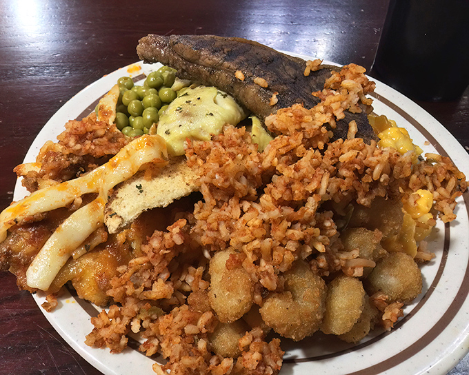 A plate assembled with the strategic precision of a Tetris champion. Every square inch dedicated to maximum flavor potential.