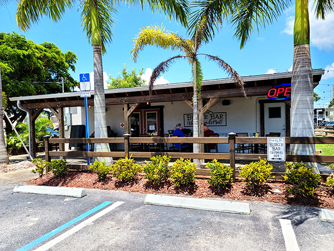Casual dining done right! This unassuming spot likely serves the kind of burgers that make fancy restaurants wonder why they bother with all those extra forks.
