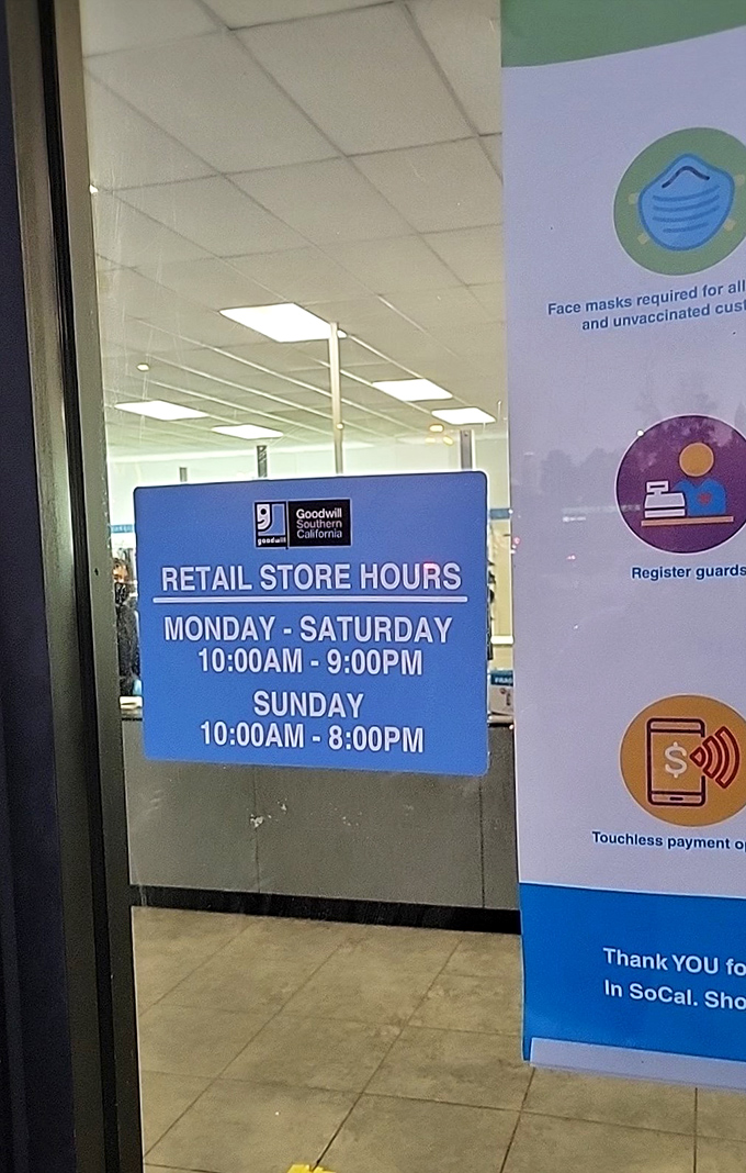 Extended hours mean more time to hunt for bargains. Sunday closing at 8pm gives you plenty of time to find weekend treasures.