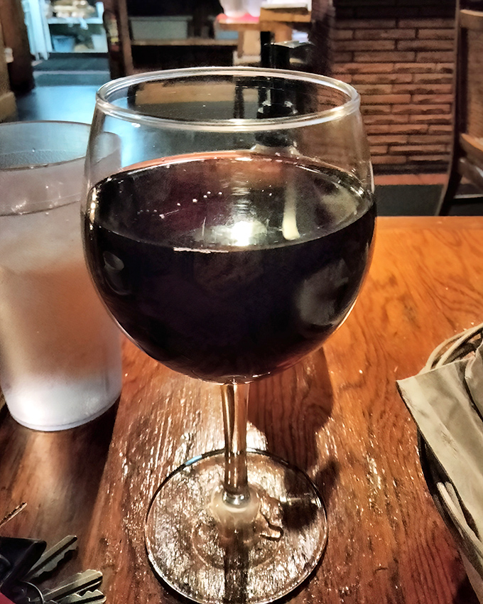 A glass of robust Cabernet waiting to introduce itself to your palate and that beautiful steak. Some relationships are just meant to be.