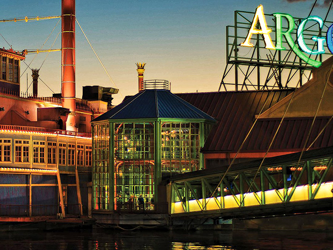 Evening lights transform the riverfront into an affordable wonderland, where entertainment options rival those of cities requiring twice the retirement budget.