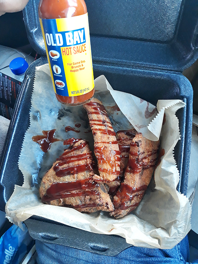 These crabby ribs have clearly been introduced to sauce and decided to start a serious relationship. A match made in barbecue heaven.