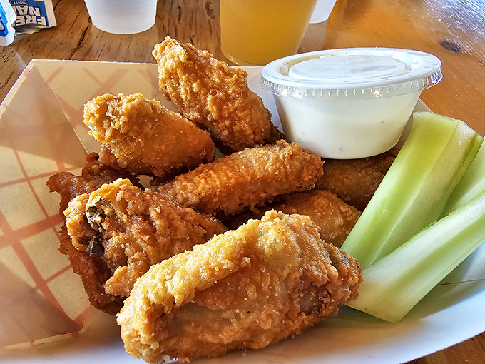 Wings that don't need fancy sauces or elaborate presentations &ndash; just honest, crispy goodness that pairs perfectly with cold beer and warm conversation.