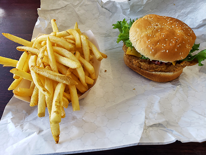 The chicken sandwich wars have nothing on this honest-to-goodness creation. No hashtags needed when you've been doing it right for decades.