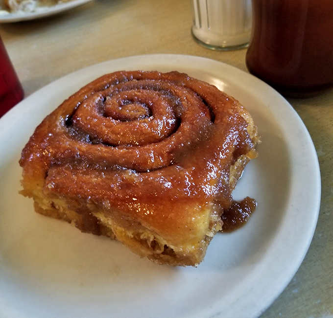 The cinnamon roll&mdash;a spiral of morning joy that makes you question why anyone would ever choose a protein shake instead.